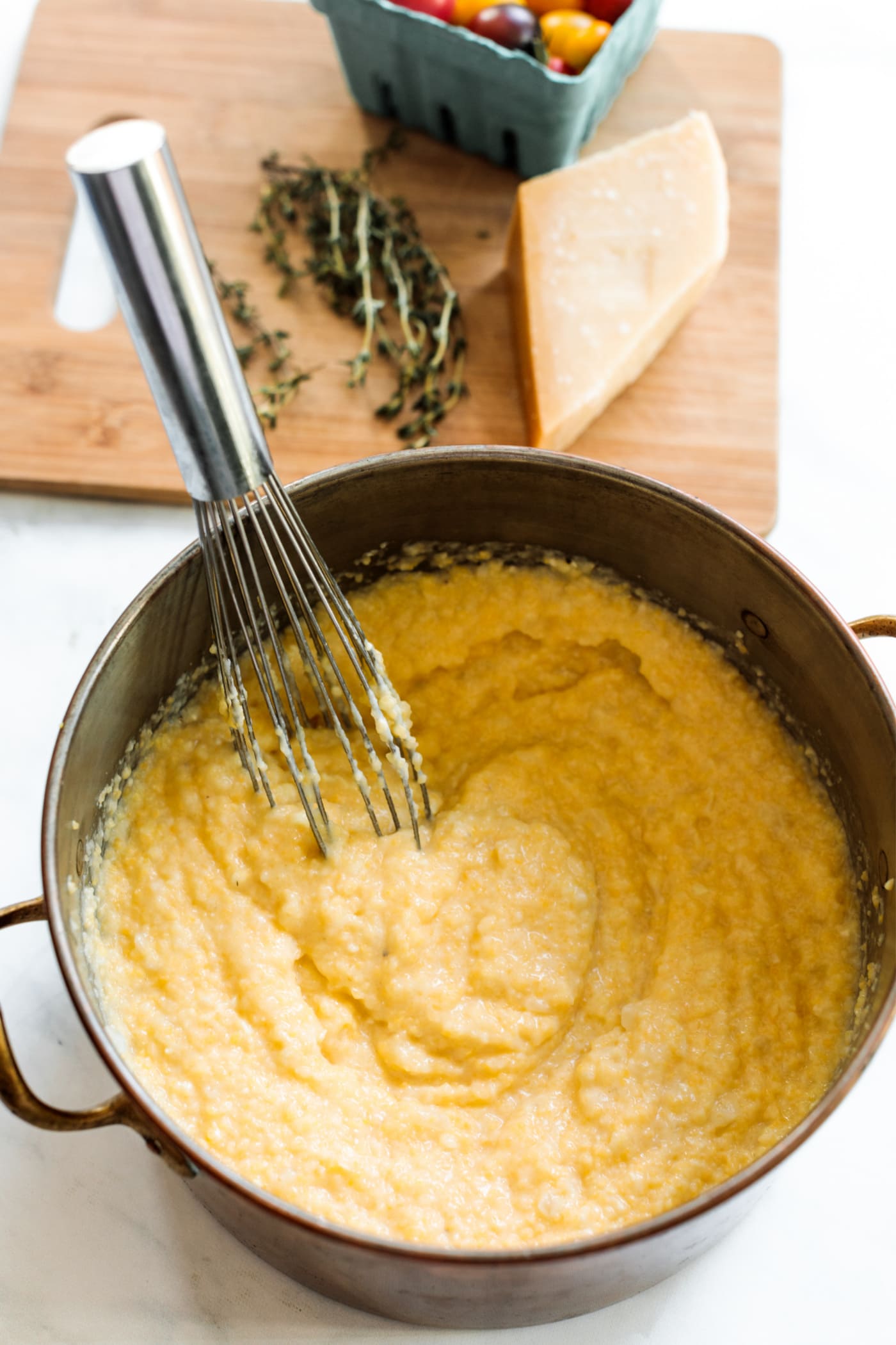 Cheesy Garlic Polenta Recipe - Reluctant Entertainer