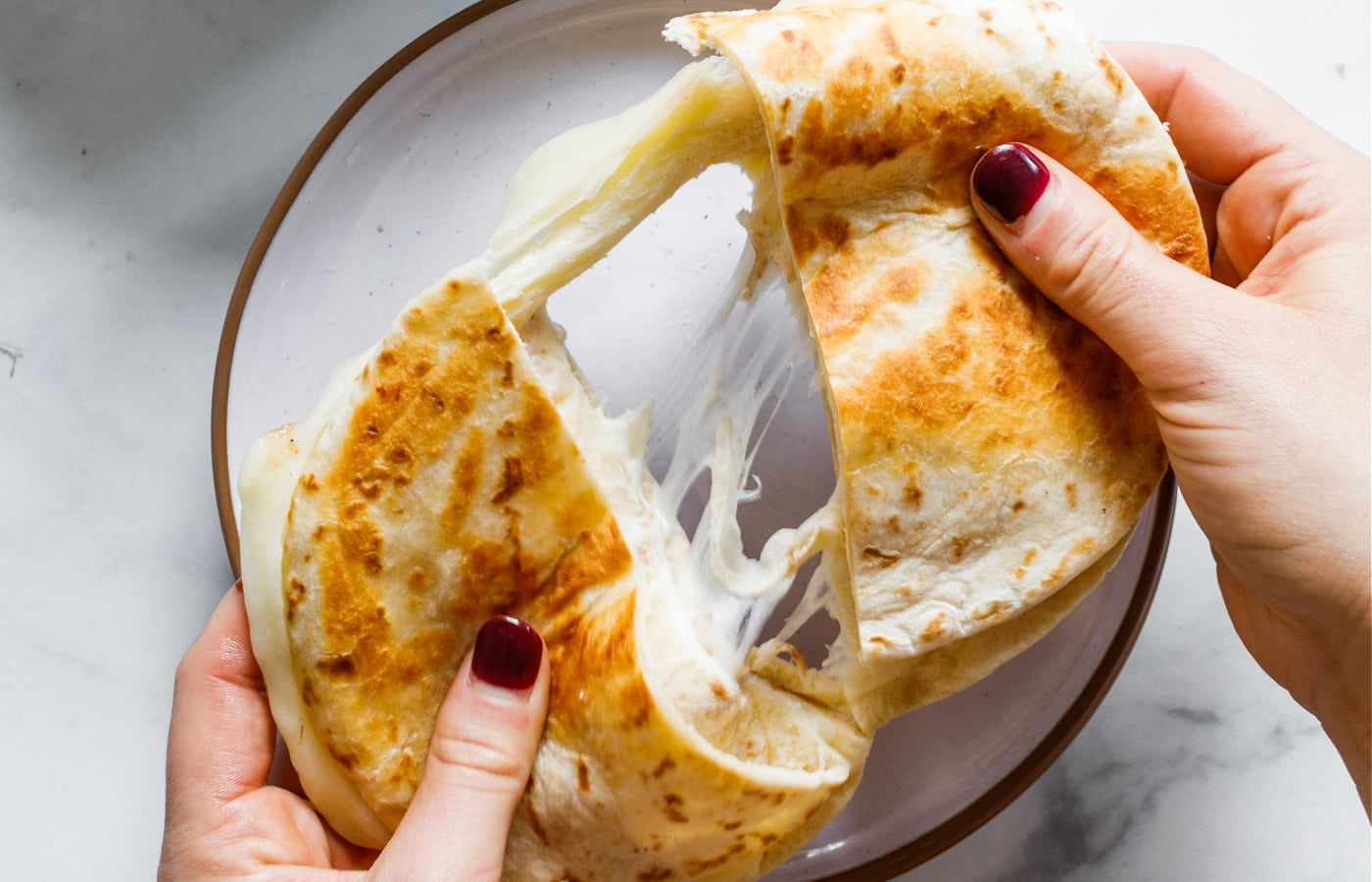 Grilled Cheese Flatbread Sandwich - Reluctant Entertainer