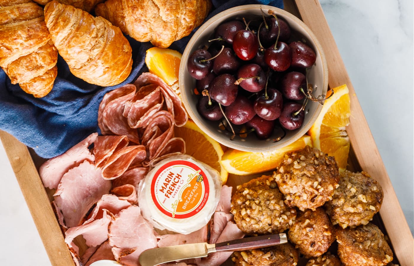 Croissant Breakfast Sandwich Board - Reluctant Entertainer