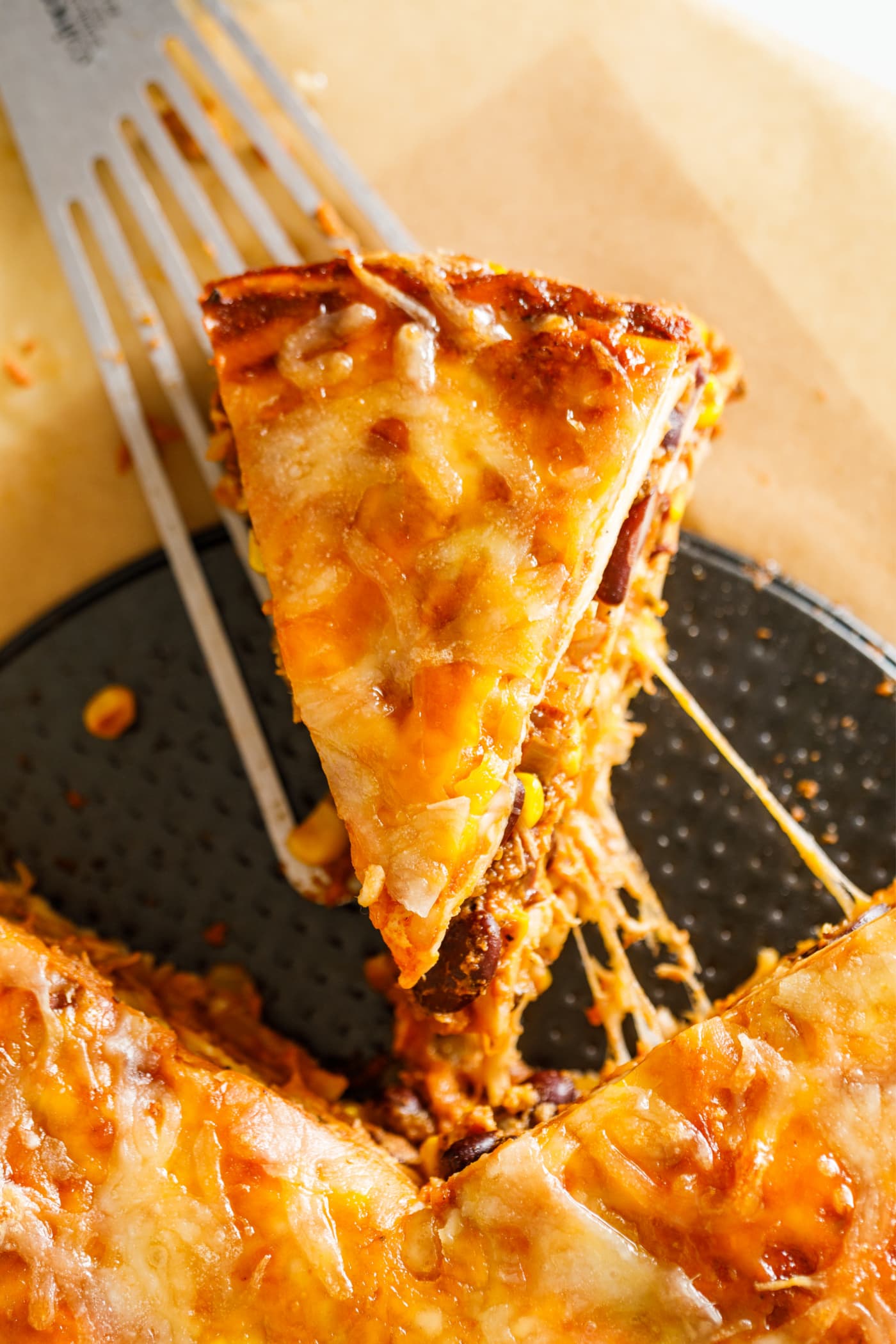 Chicken Mole Enchilada Pie - Reluctant Entertainer