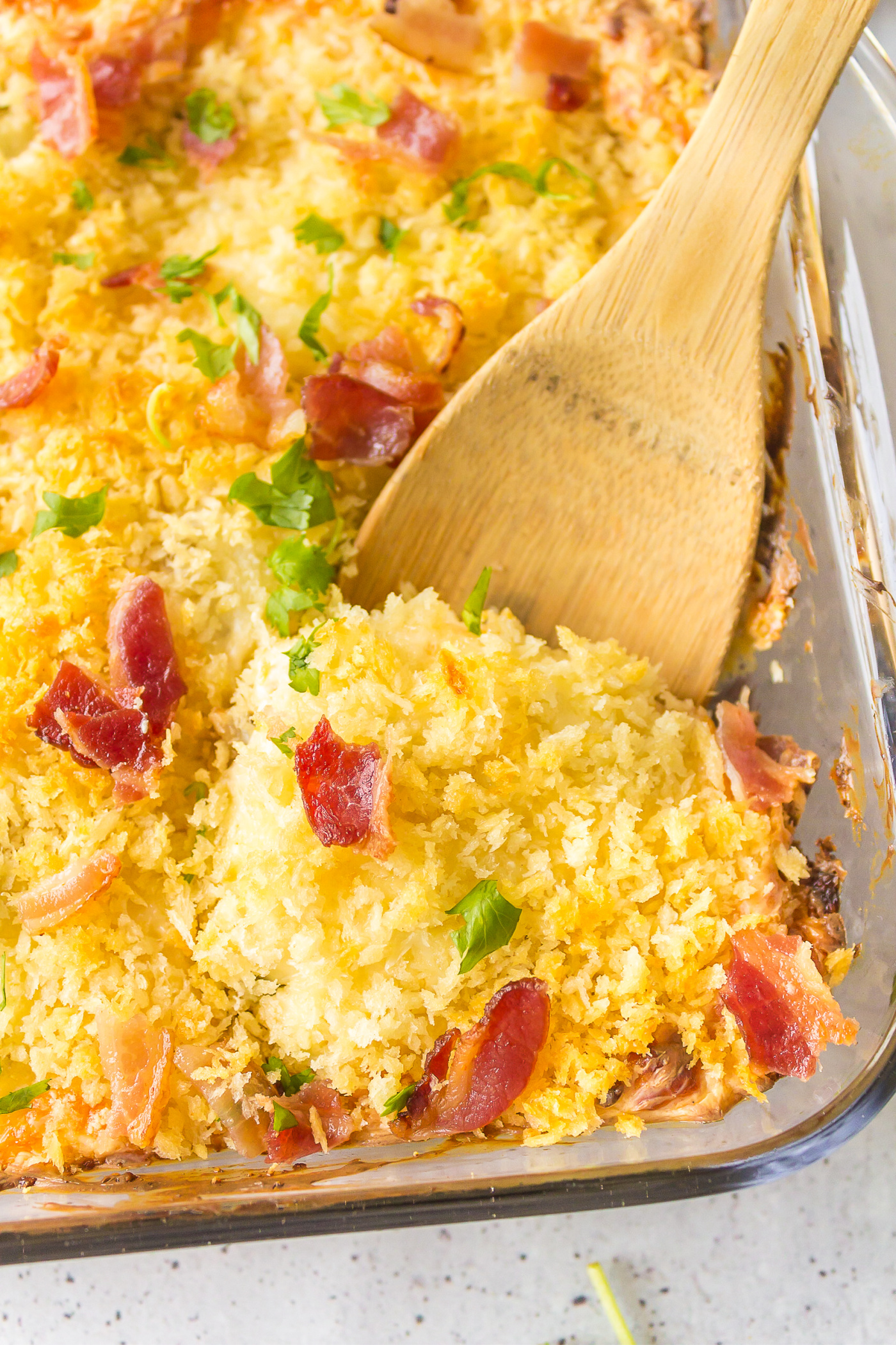 Cake Pan Jalapeno Popper Dip - Reluctant Entertainer