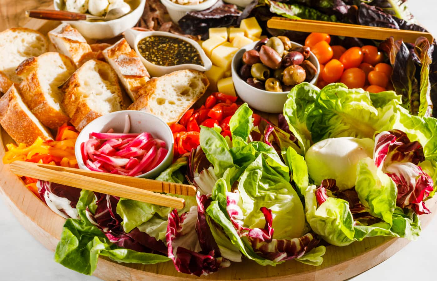 How to make an Italian Salad Board - Reluctant Entertainer