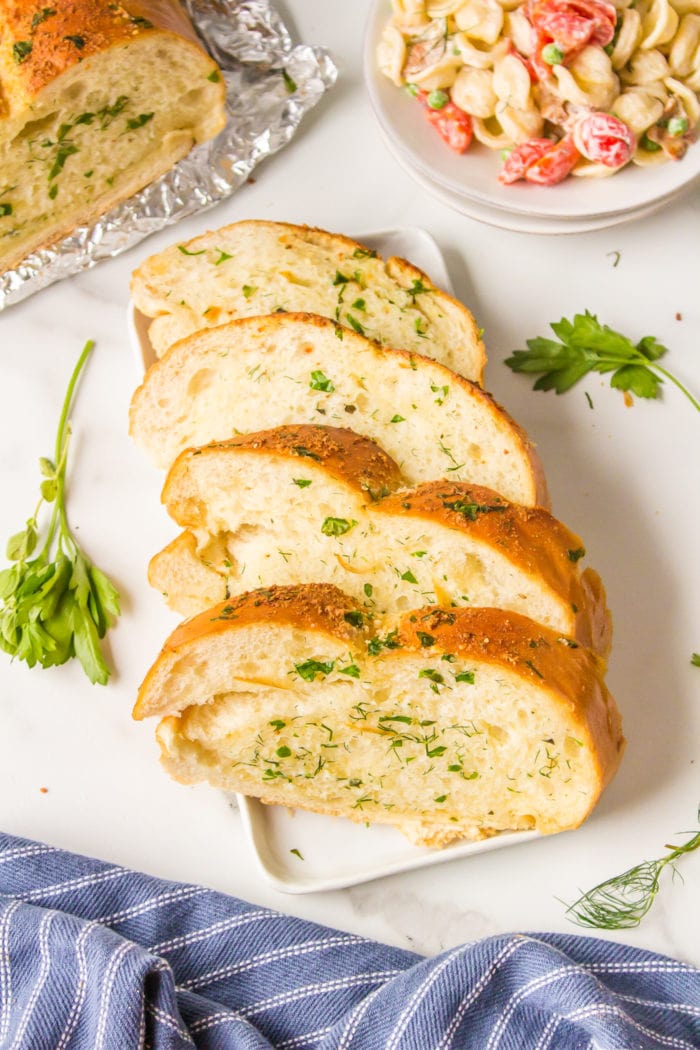 Hot Herb Bread Recipe - Reluctant Entertainer