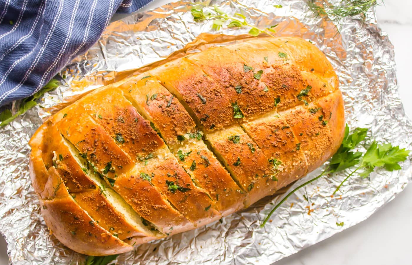 Hot Herb Bread Recipe - Reluctant Entertainer