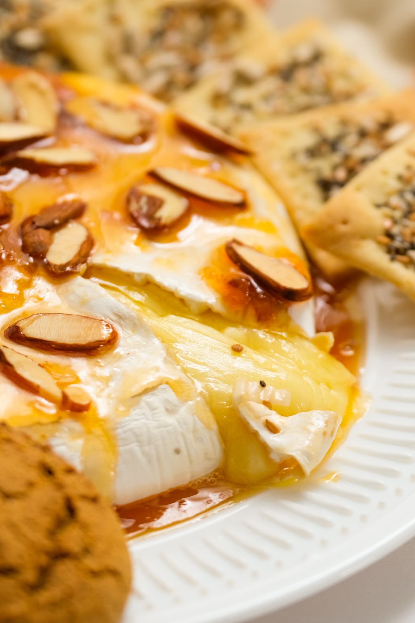 Baked Brie with Peach Jam - Reluctant Entertainer