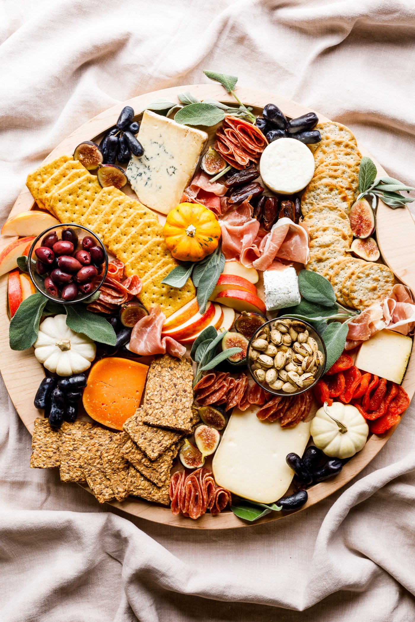 Thanksgiving Cheese Board - Reluctant Entertainer