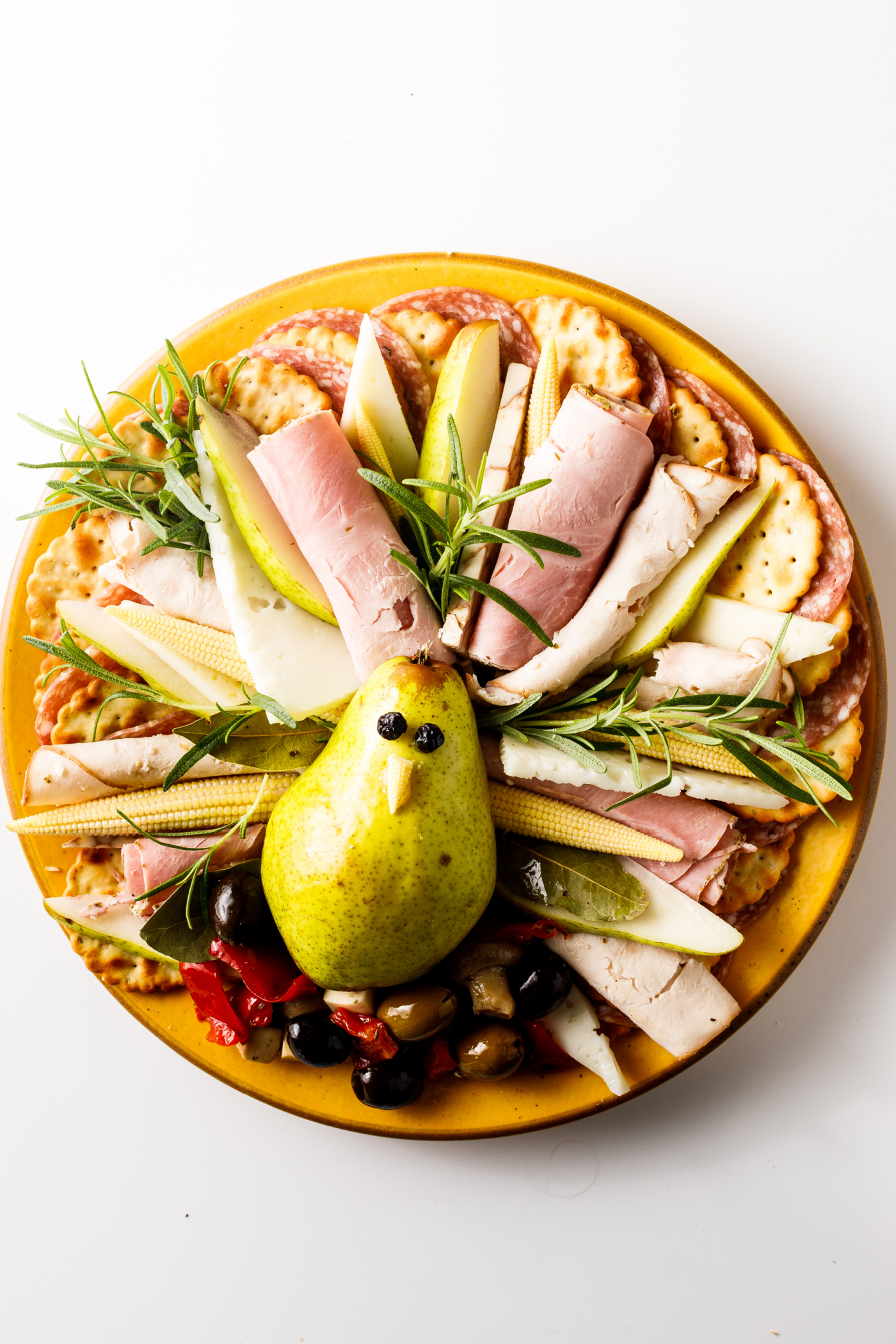 Thanksgiving Turkey Cheese Plate - Reluctant Entertainer