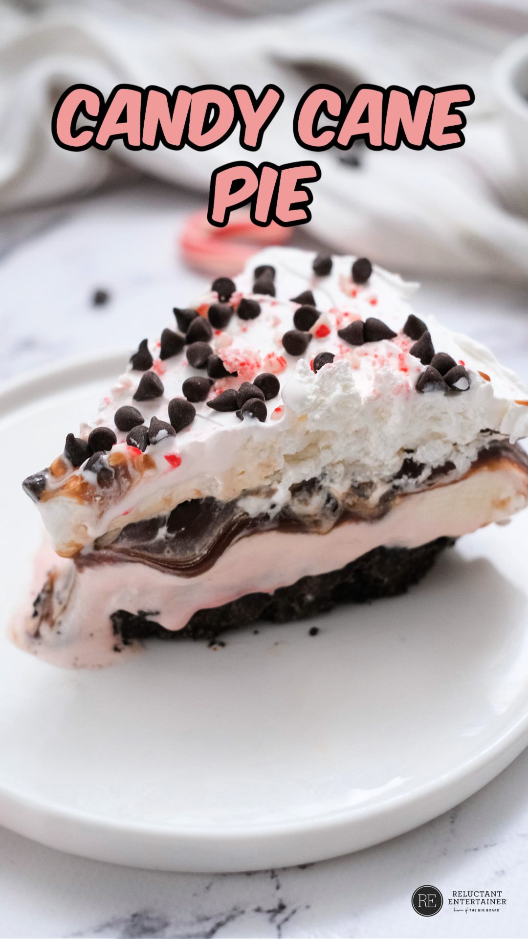 Candy Cane Pie - Reluctant Entertainer