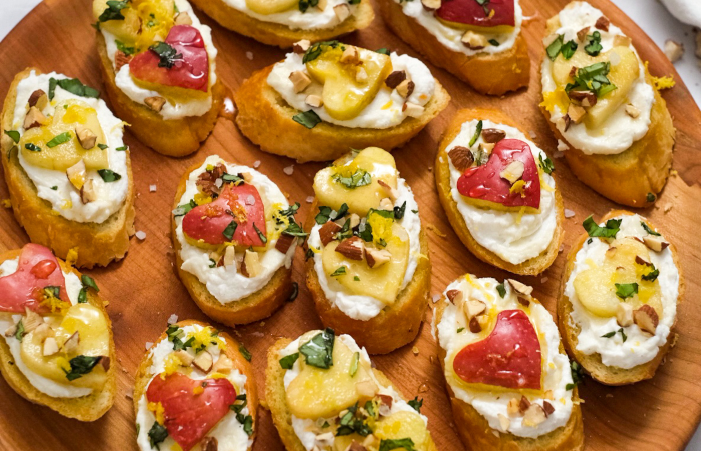 Whipped Ricotta Crostini - Reluctant Entertainer