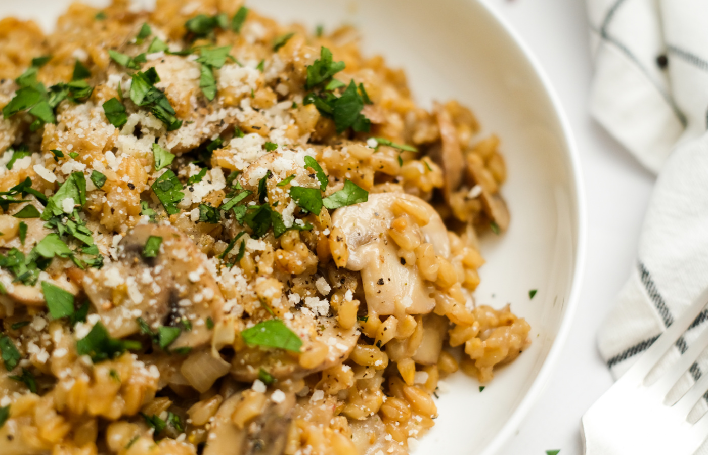 Mushroom Farrotto - Reluctant Entertainer