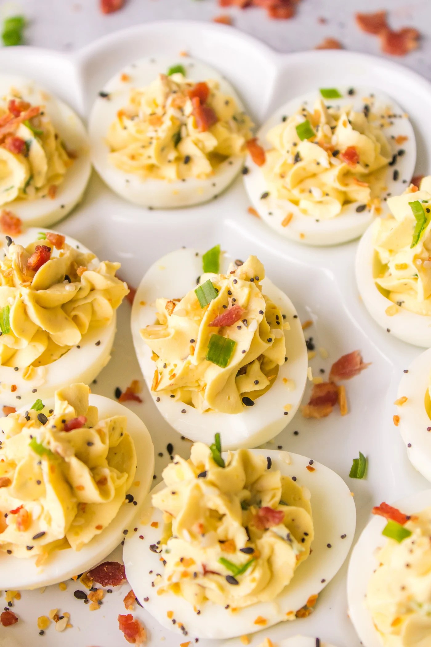 Breakfast Deviled Eggs - Reluctant Entertainer