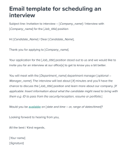 Interview Template Email Web Successful Candidate Experience Is A