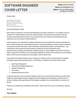 Job Application Cover Letter Engineer Latest News