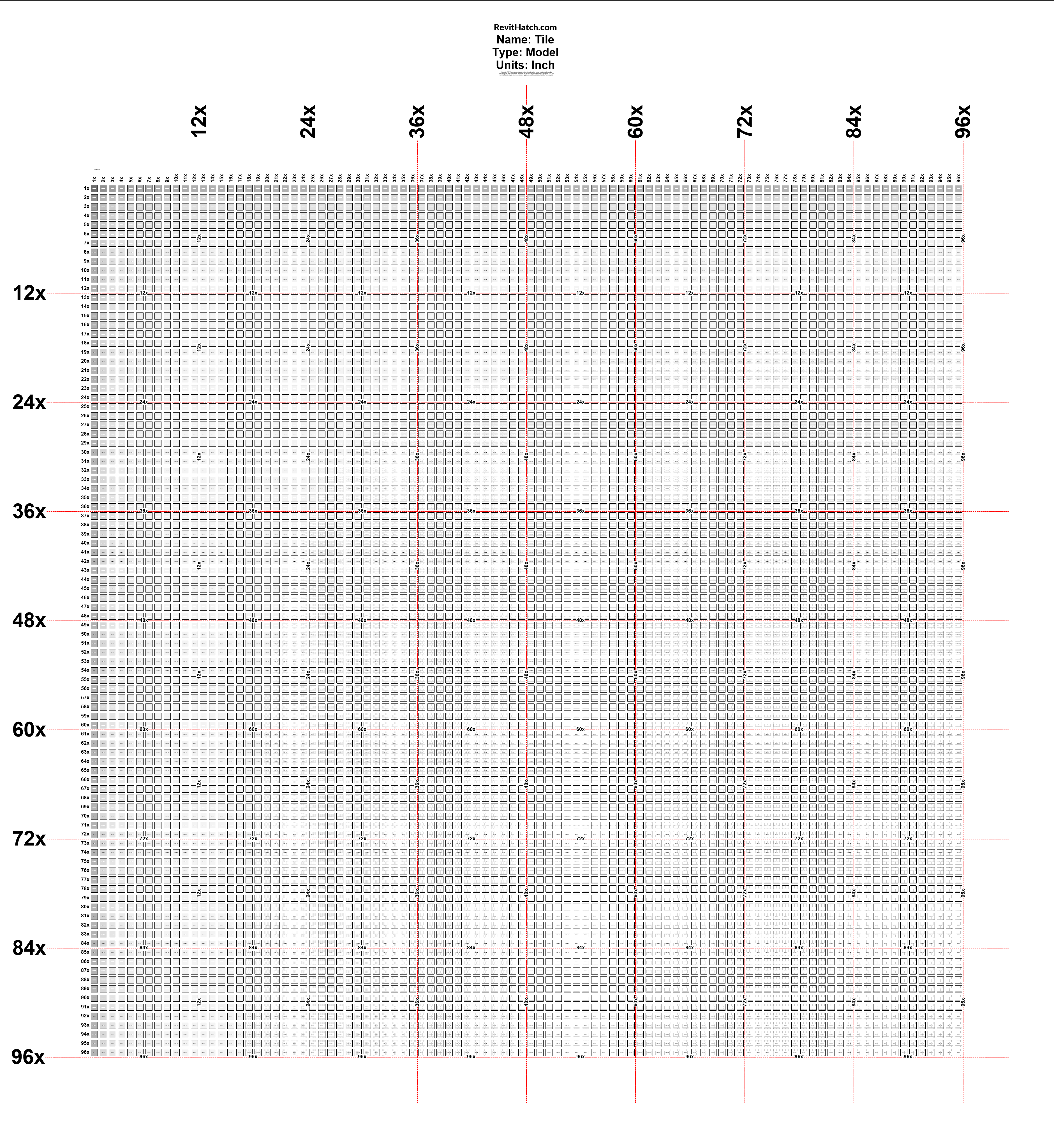 Tile Patterns – Revit Hatch
