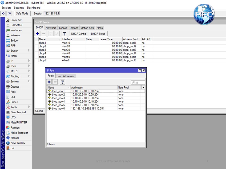 Basic VLANs with SwitchOS – RFC