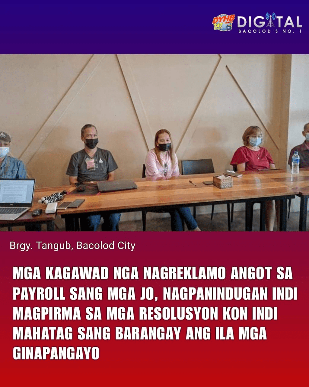 Lima ka mga Barangay Kagawad sang Tangub nagpanindugan indi magperma ...