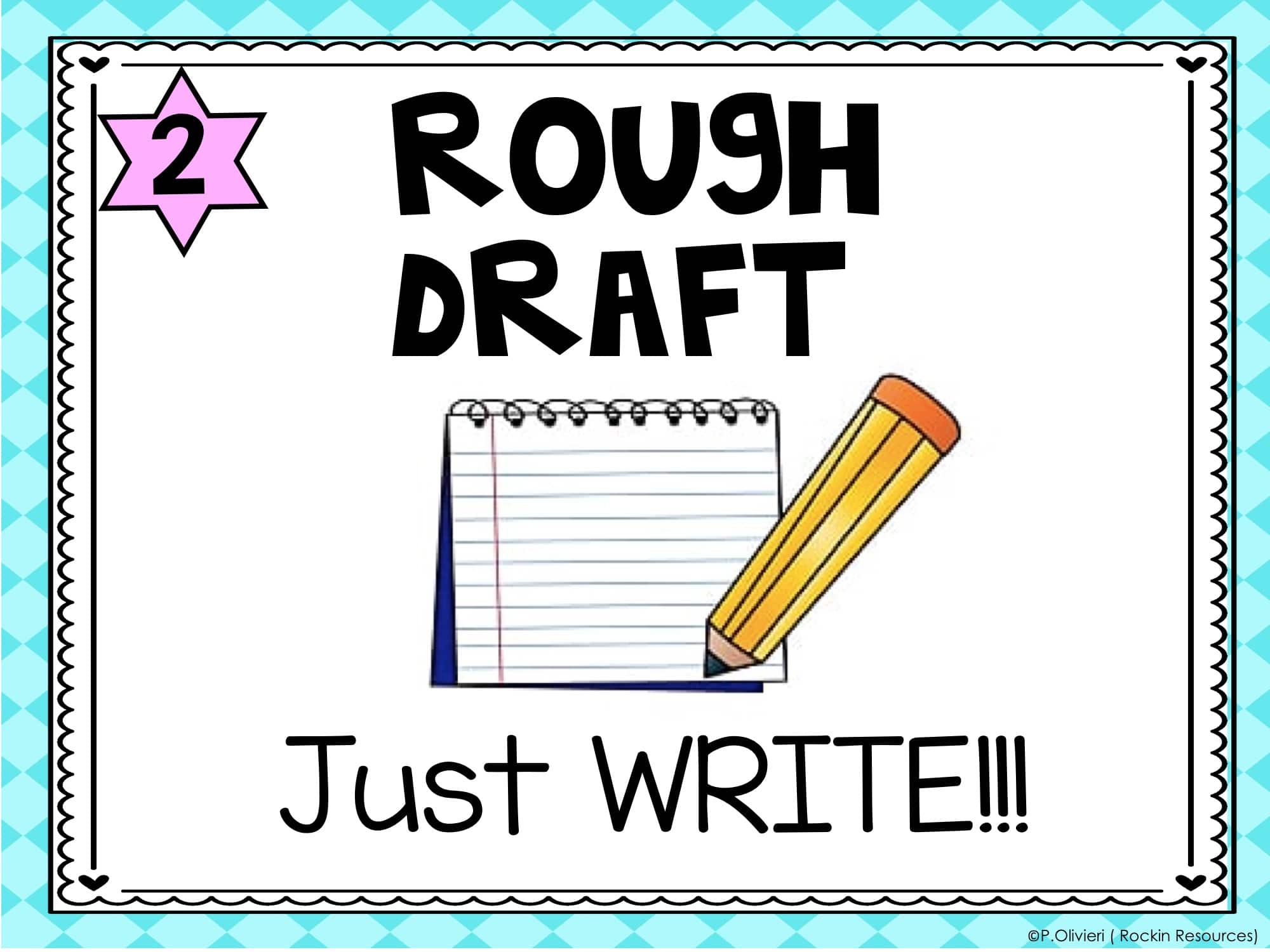 Writing Mini Lesson #9- The Writing Process | Rockin Resources