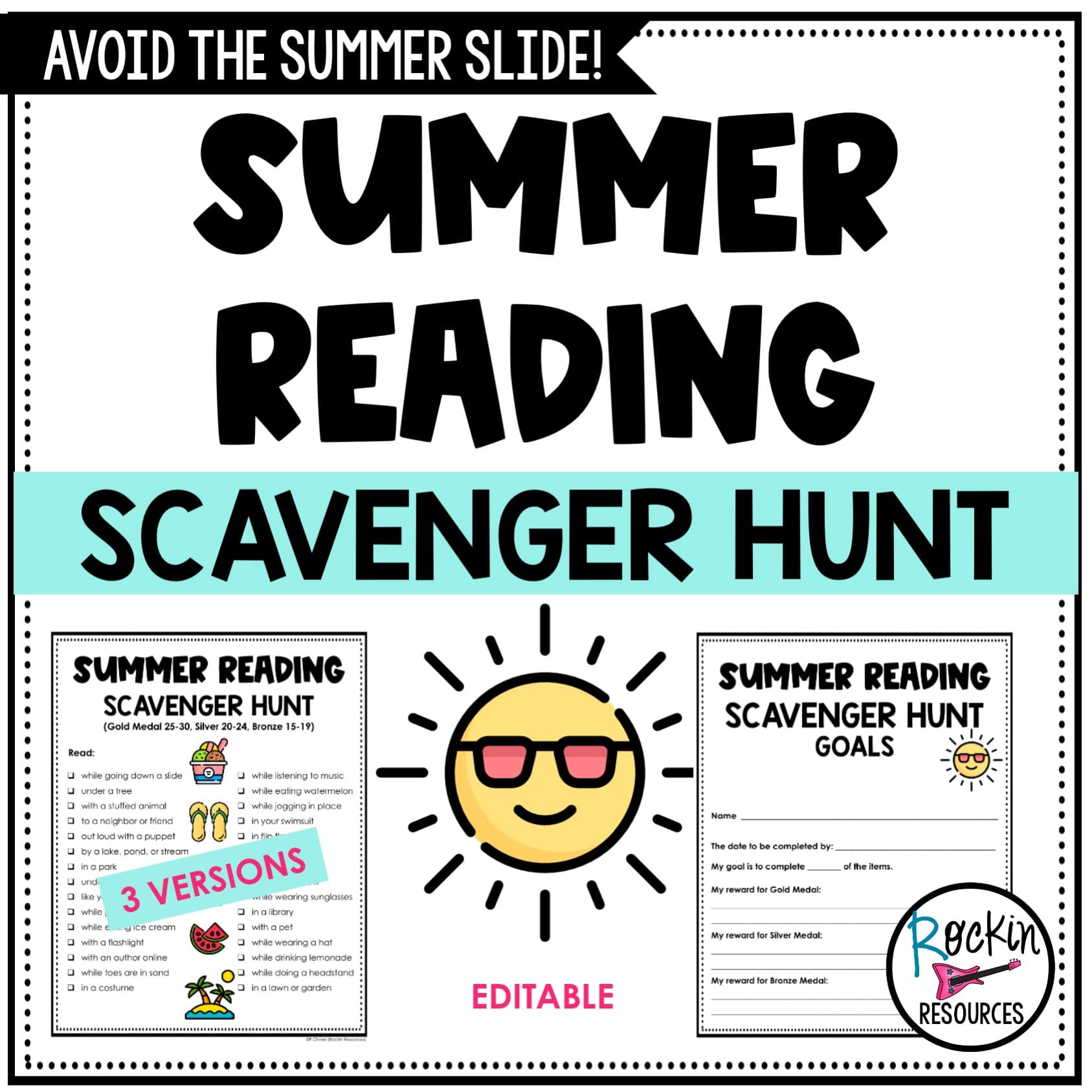 Summer Reading Scavenger Hunt - Rockin Resources