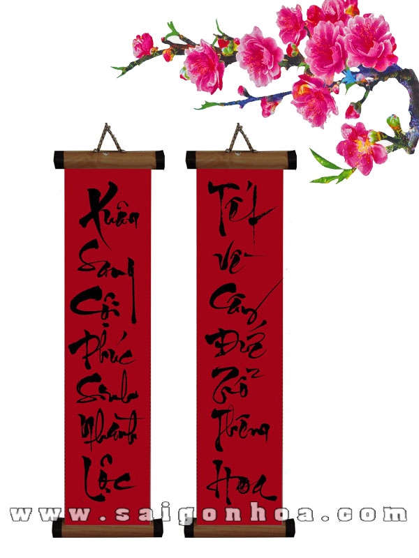 Câu Liễn, Câu Đối Đỏ - Sài Gòn Hoa