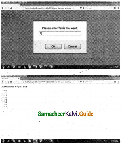 Samacheer Kalvi 11th Computer Applications Guide Chapter 15 Control ...