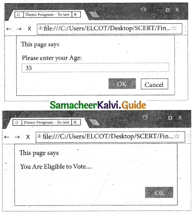 Samacheer Kalvi 11th Computer Applications Guide Chapter 15 Control ...