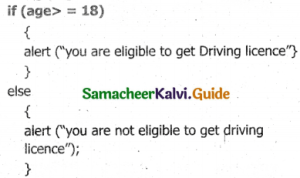Samacheer Kalvi 11th Computer Applications Guide Chapter 15 Control ...