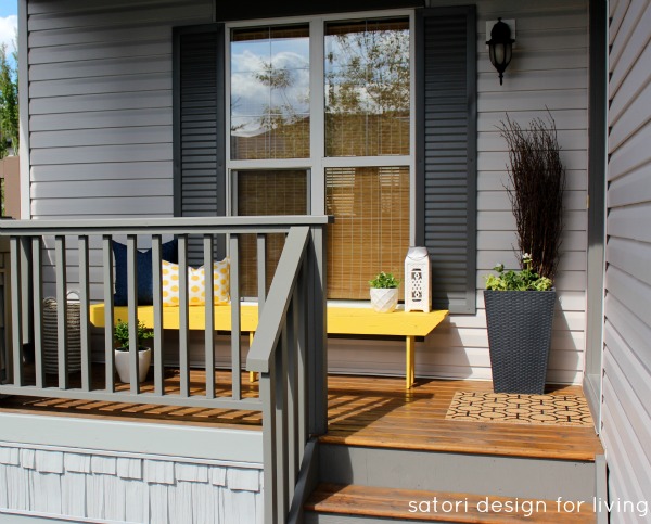 You are my Sunshine Bench Makeover - Satori Design for Living