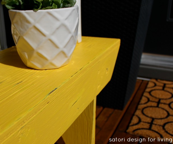 You are my Sunshine Bench Makeover - Satori Design for Living