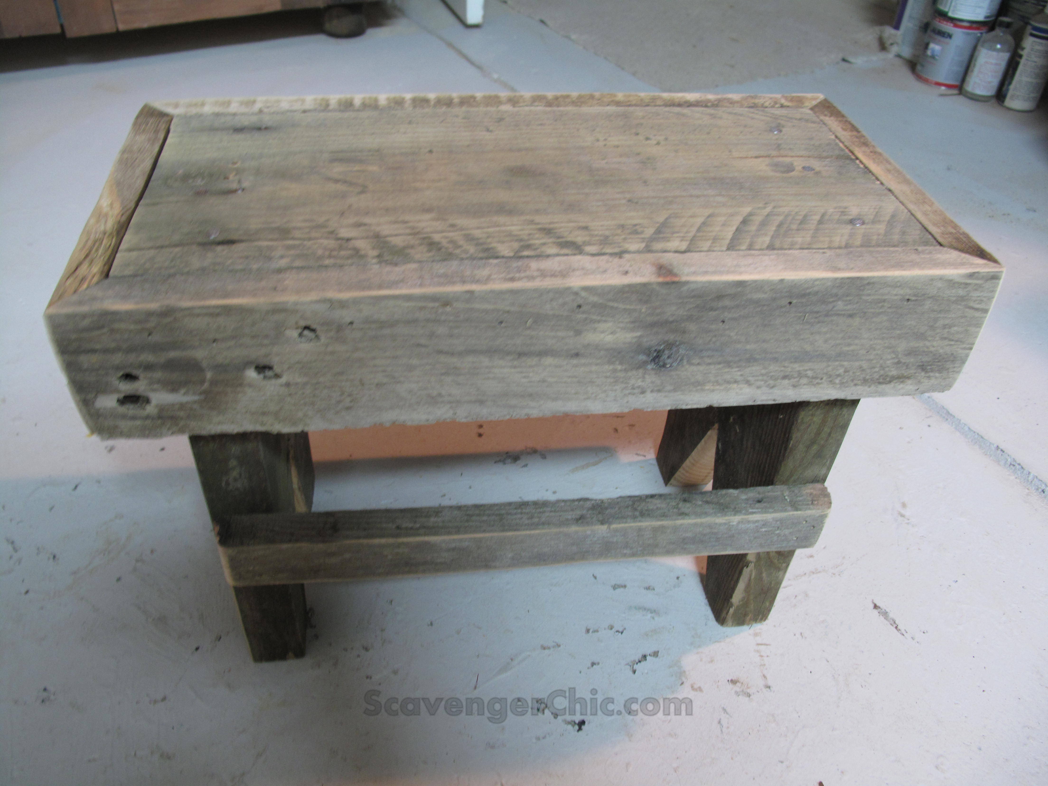 Pallet Stool Plans