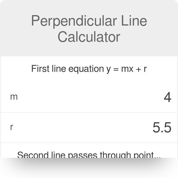 Equations Of Lines Parallel And Perpendicular Calculator - Tessshebaylo