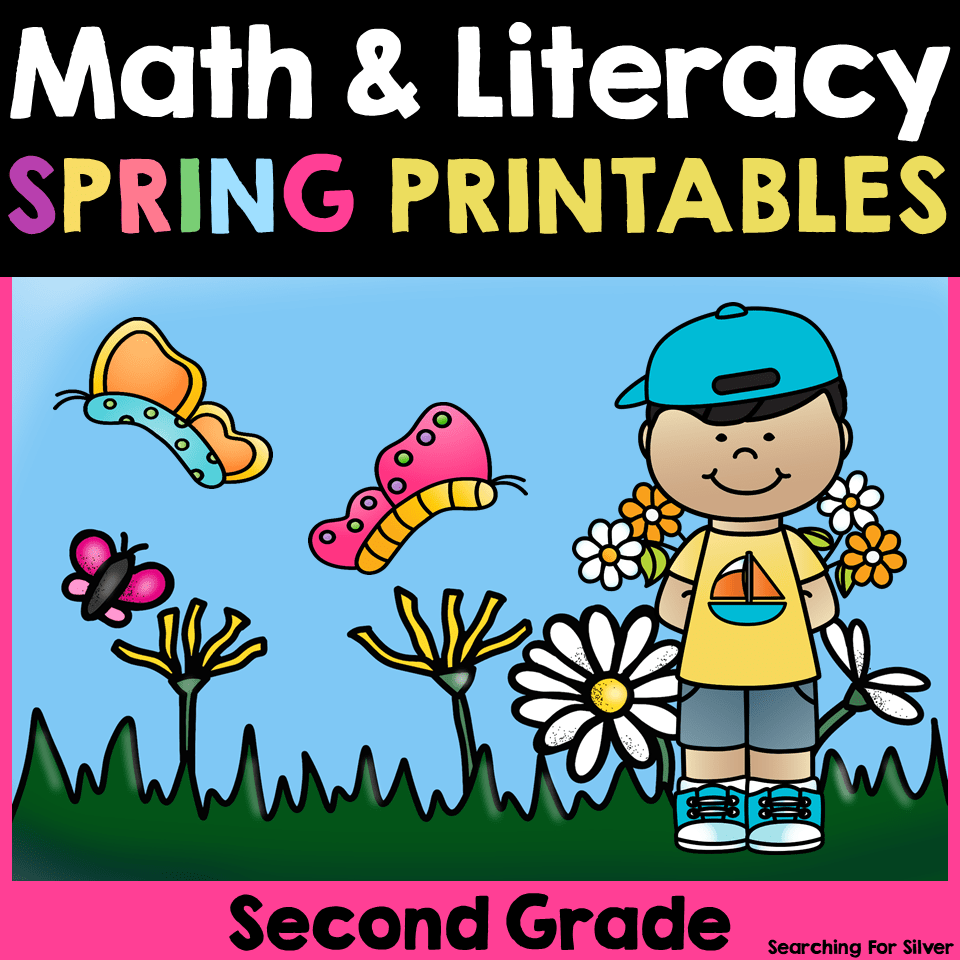 Spring Math & Literacy Printables {2nd Grade} - Searching For Silver