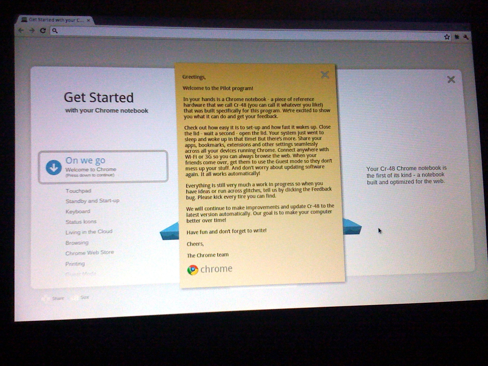 Google Chrome CR-48 Netbook (Notebook) - Opening the Box - SEO Eclectic