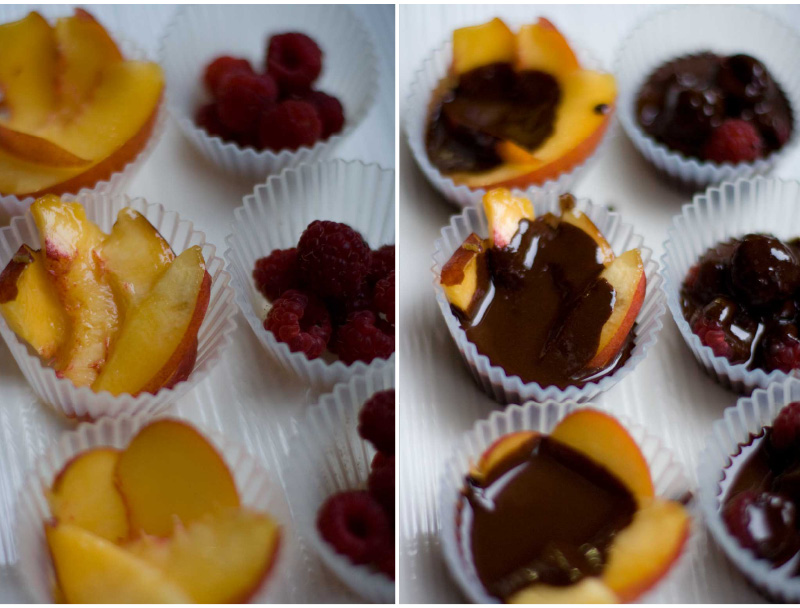 Raw Chocolate Fruit Cups | Sheena Scott, Culinary Nutrition Expert