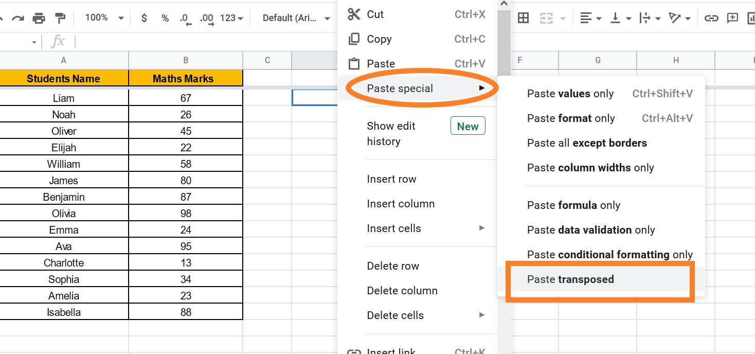 Transpose In Google Sheets transpose-in-google-sheets