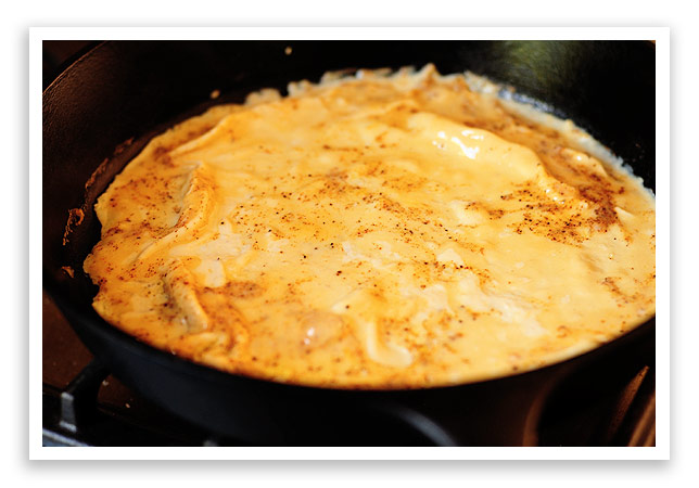 Open Faced Omelet Recipe