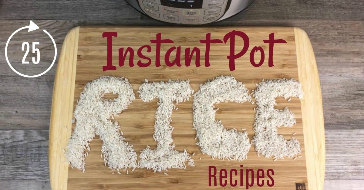 The Best List of Instant Pot Rice Recipes | Sidetracked Sarah