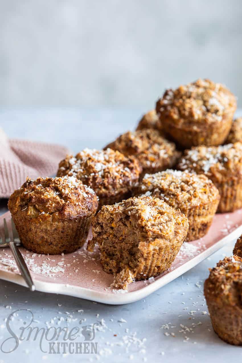 Courgette muffins met kokos - Simone's Kitchen