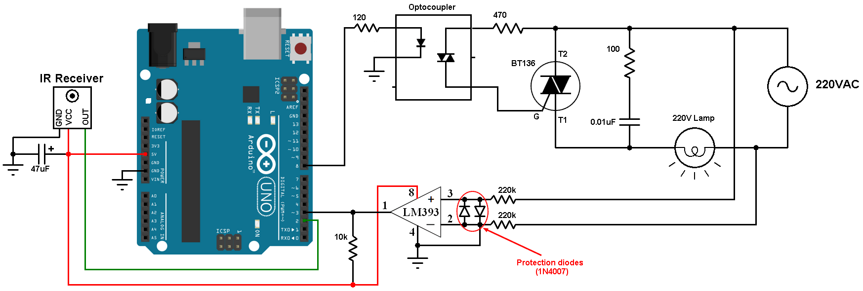 Light Dimmer Schematic Diagram