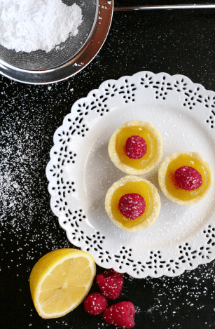 Lemon Raspberry Tartlets - Simple, Sassy and Scrumptious
