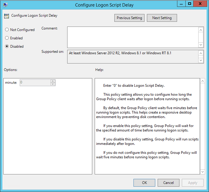 Logon Script Delay – Sista's Blog