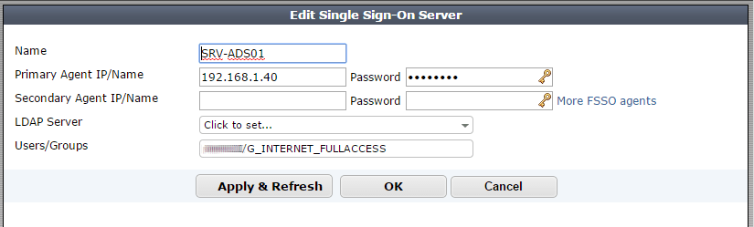 Autenticazione Single-Sign-On con Fortinet FortiGate e Active Directory ...