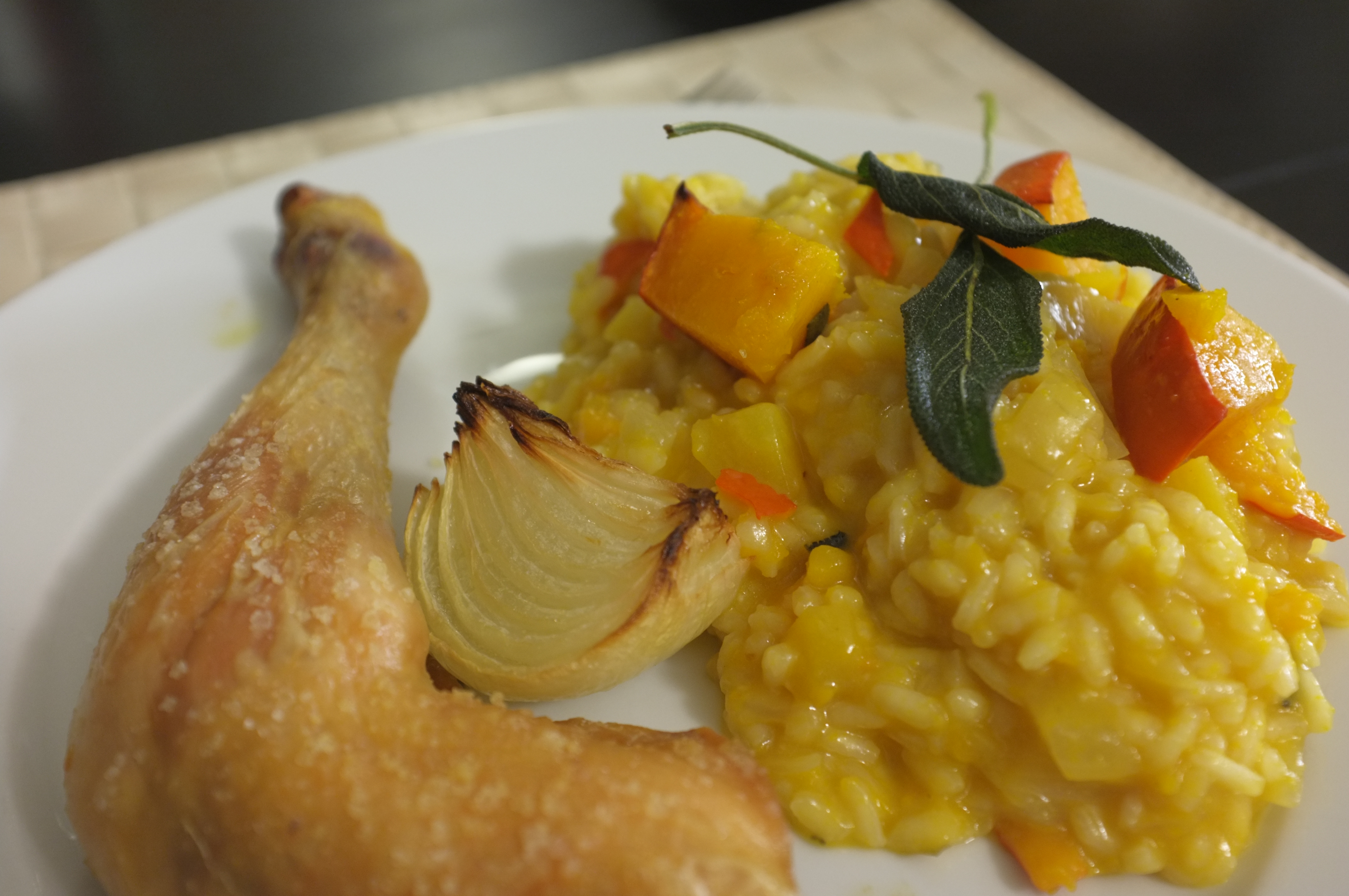 Hokkaido pumpkin and sage risotto – Nives Škunca