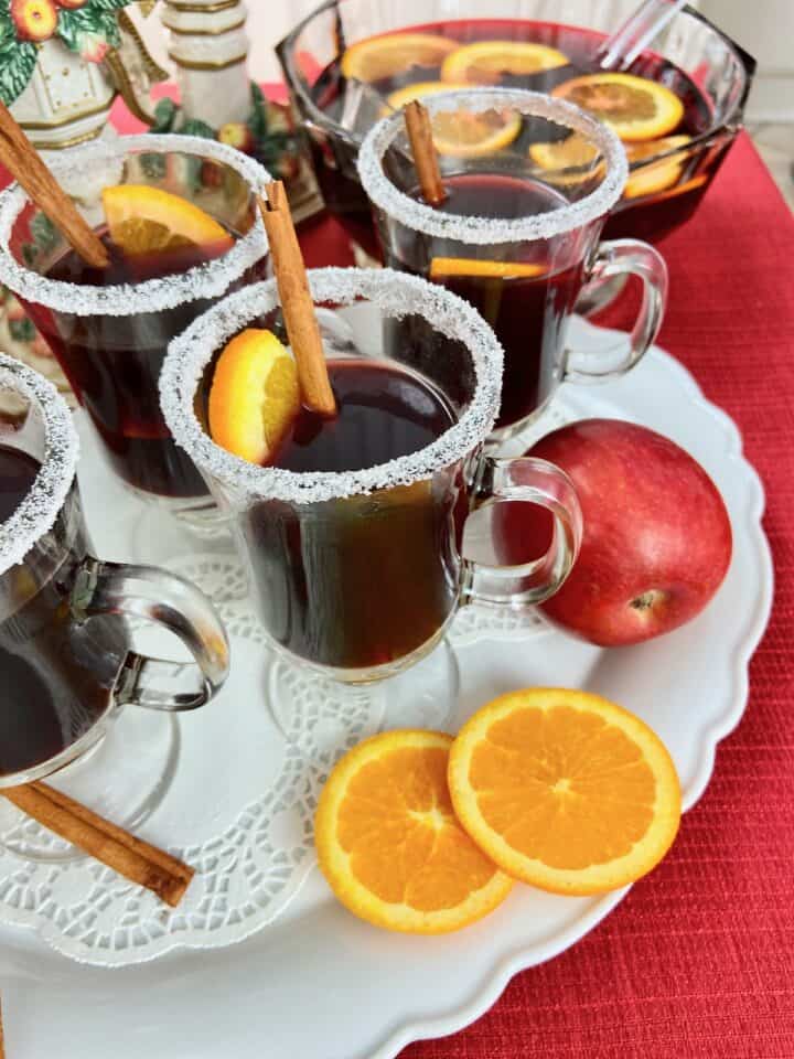 Mulled Red Wine Sangria - SmartyPantsKitchen