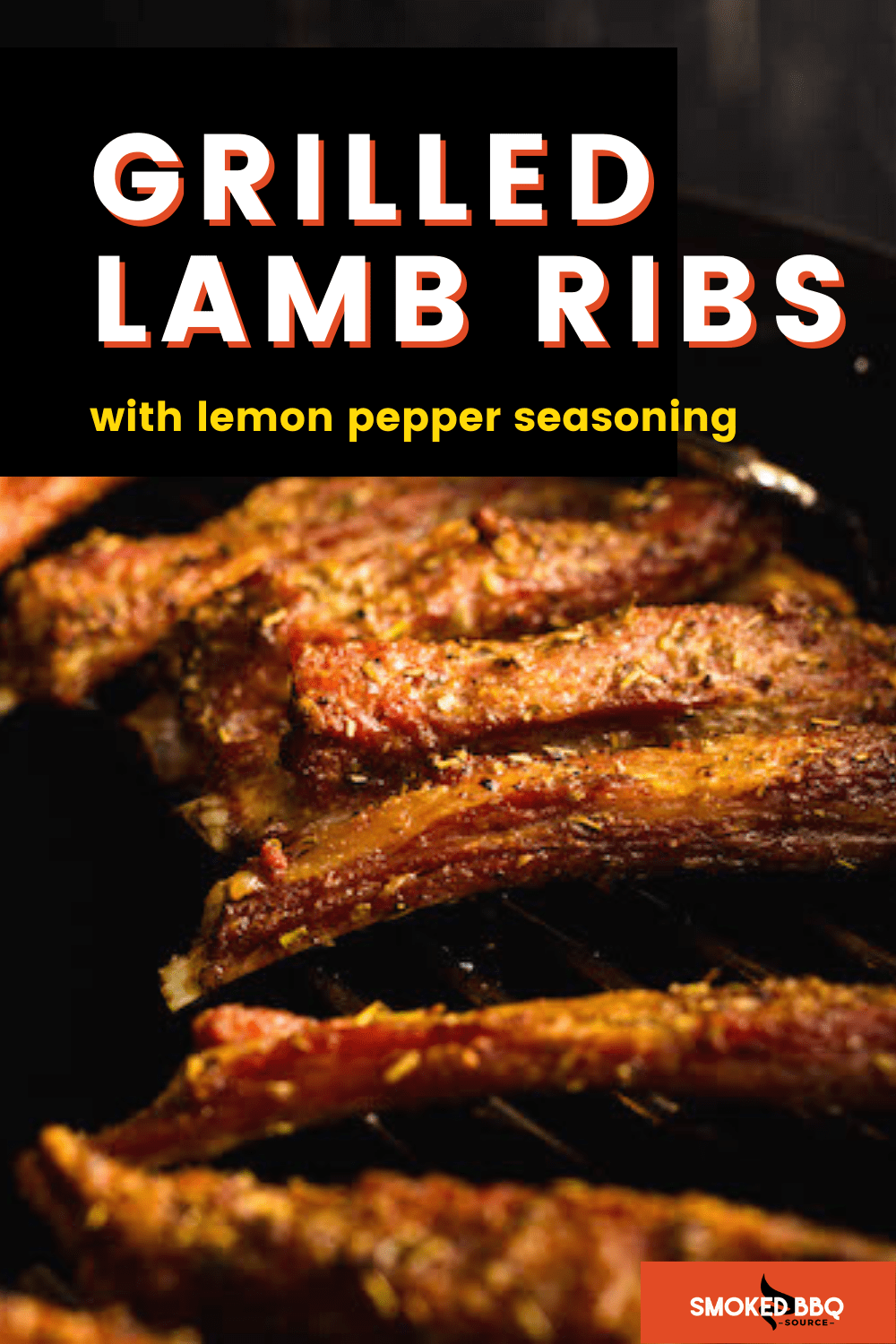 Lemon & Rosemary Grilled Lamb Ribs - Smoked BBQ Source