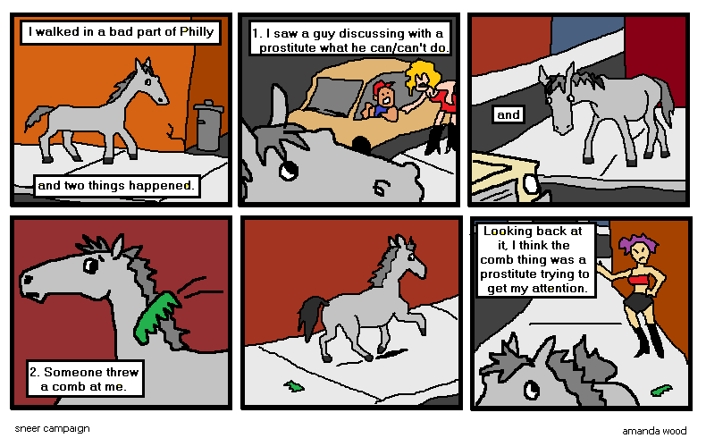 Twenty-One Comics about a Horse - Sneer Campaign