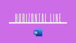 Insert Horizontal Line In Onenote