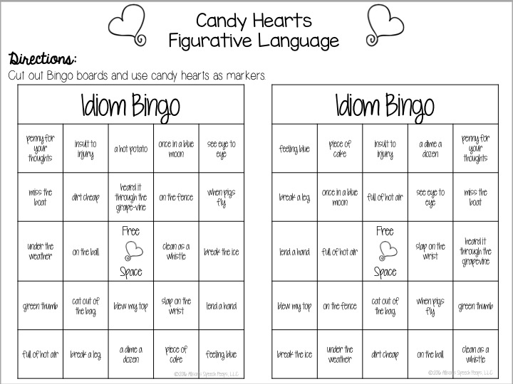 One Item Therapy-Candy Hearts - Speech Peeps
