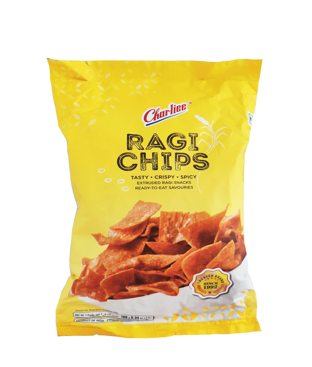 Charliee Ragi Chips 180 g | Spice Town - Online Grocery Store