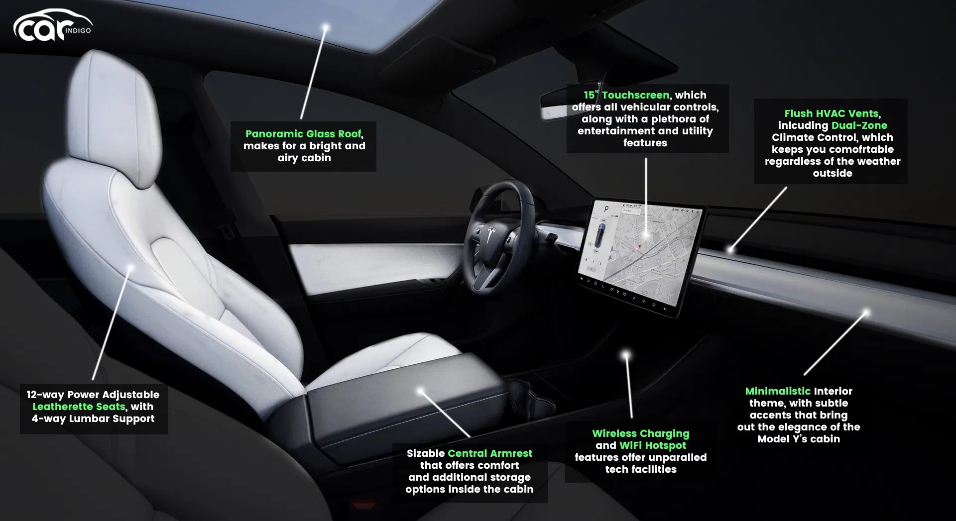 Exploring The Interior Dimensions Of The Tesla Model Y - Interior Ideas