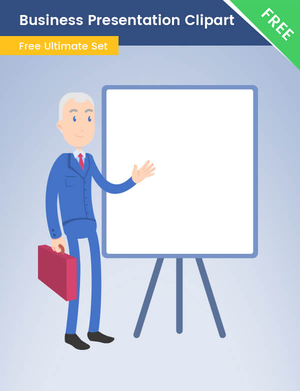 Business Presentation Clipart - Vector Characters